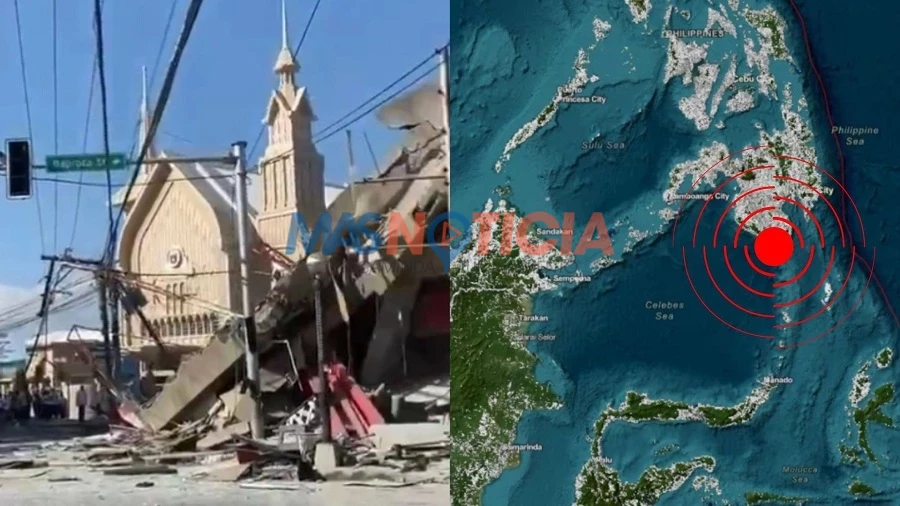 Temblor fuerte casi magnitud 8 a dal Felipina y cu varios replica ...